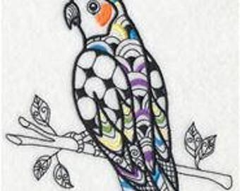 Cockatiel embroidery | Etsy