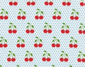 Cherry fabric | Etsy