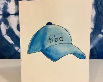 Hbd card | Etsy