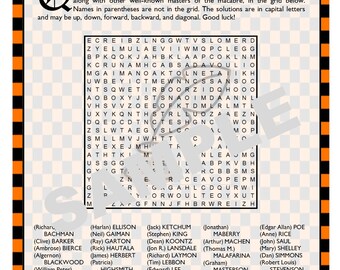Word search puzzle | Etsy