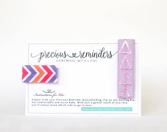 Nursing reminder tags clips and Keepsake baby by PreciousReminders