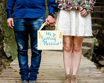 Getting married sign | Etsy