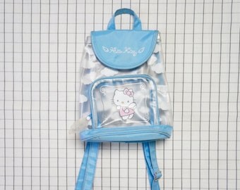 90s clear backpack | Etsy