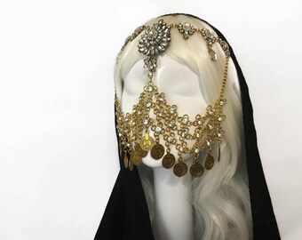 Arabian headpiece | Etsy