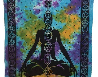 Chakra tapestry | Etsy