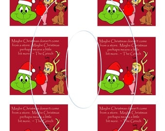 The grinch stickers | Etsy