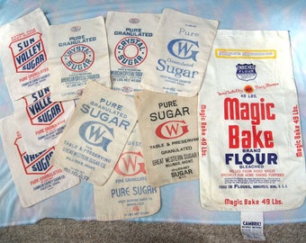 Vintage flour sacks | Etsy