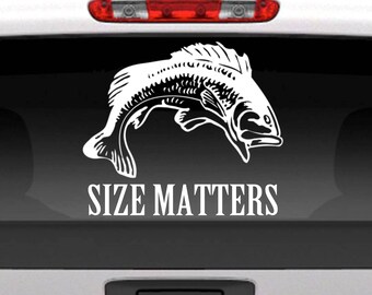 Funny fishing decal | Etsy