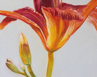 Paintings of lilies | Etsy