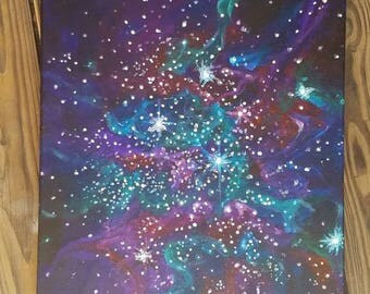 Galaxy art | Etsy