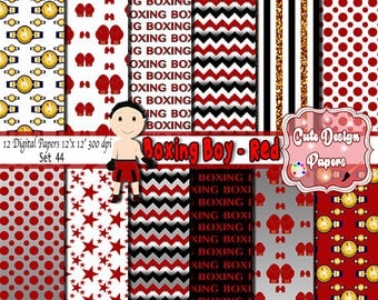 INSTANT DOWNLOAD Nautical Digital Paper Scrapbooking