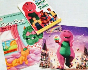 Barney coloring book | Etsy
