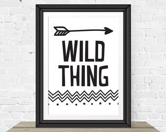 Wild things print | Etsy