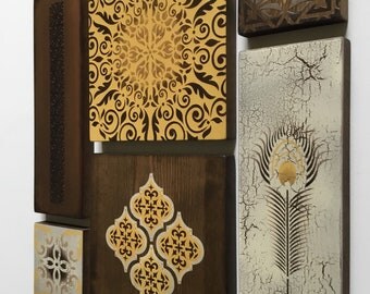 Indian wall art | Etsy