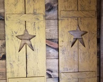 Rustic shutters | Etsy