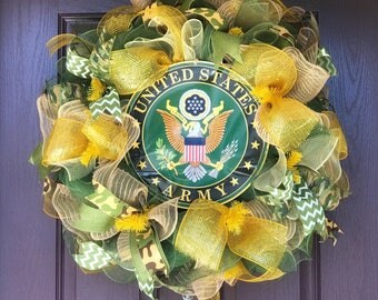 Army wreath | Etsy