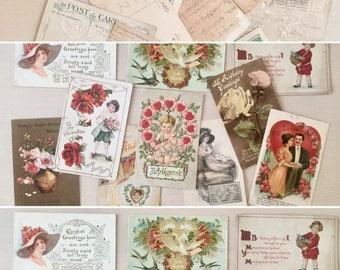 Victorian postcards | Etsy