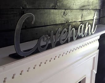 Metal word signs | Etsy