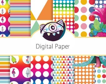 Trolls printables | Etsy