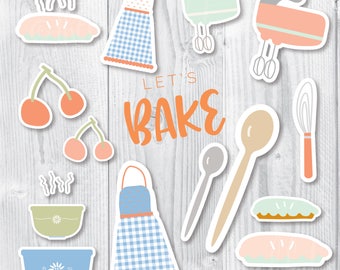 Kitchen clip art | Etsy