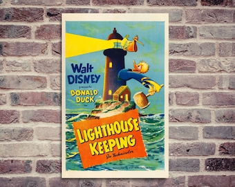 Donald duck poster | Etsy