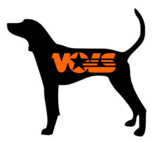 University of TN decal. Smokey. TN mascot. Smokey decal. UT