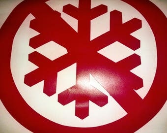 Snowflake decal | Etsy