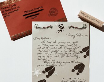Letter from santa | Etsy