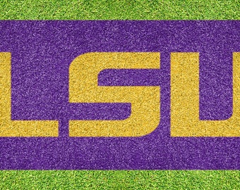 Lsu stencil | Etsy