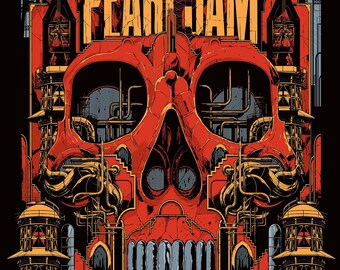 Pearl jam poster | Etsy