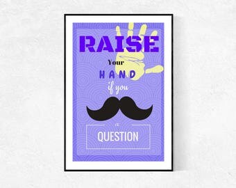 Raise your hand | Etsy