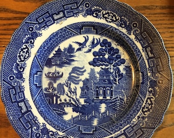 Blue willow plates | Etsy