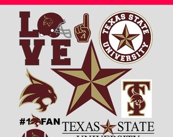 Texas state svg | Etsy