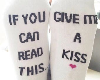 Socks with sayings | Etsy