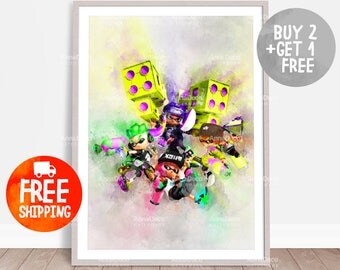 Splatoon poster | Etsy