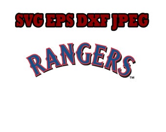 Texas rangers svg | Etsy