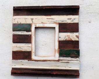 Reclaimed wood frame | Etsy