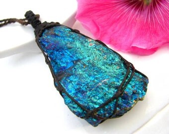 Bornite necklace | Etsy