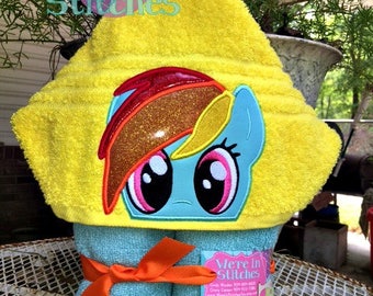 Rainbow beach towel | Etsy