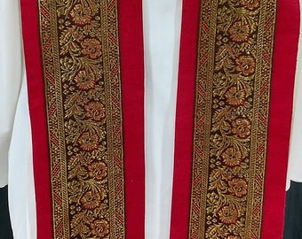 Clergy Stole Vestments UMC Ordination Red Green Blue