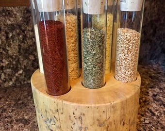 Test tube spice rack | Etsy