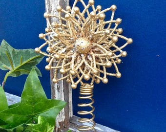 Gold tree topper | Etsy