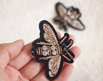 Beaded applique | Etsy