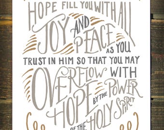 May the god of hope | Etsy