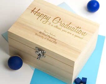 High School Memory Box Graduation Memory Box College