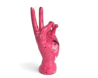 Hand peace sign | Etsy