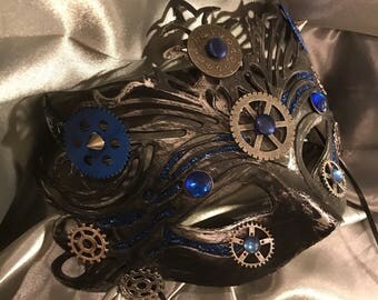 Steampunk masks | Etsy