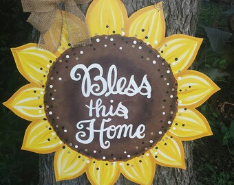 Sunflower Door Pocket Sunflower Bouquet Wildflower Door Pocket