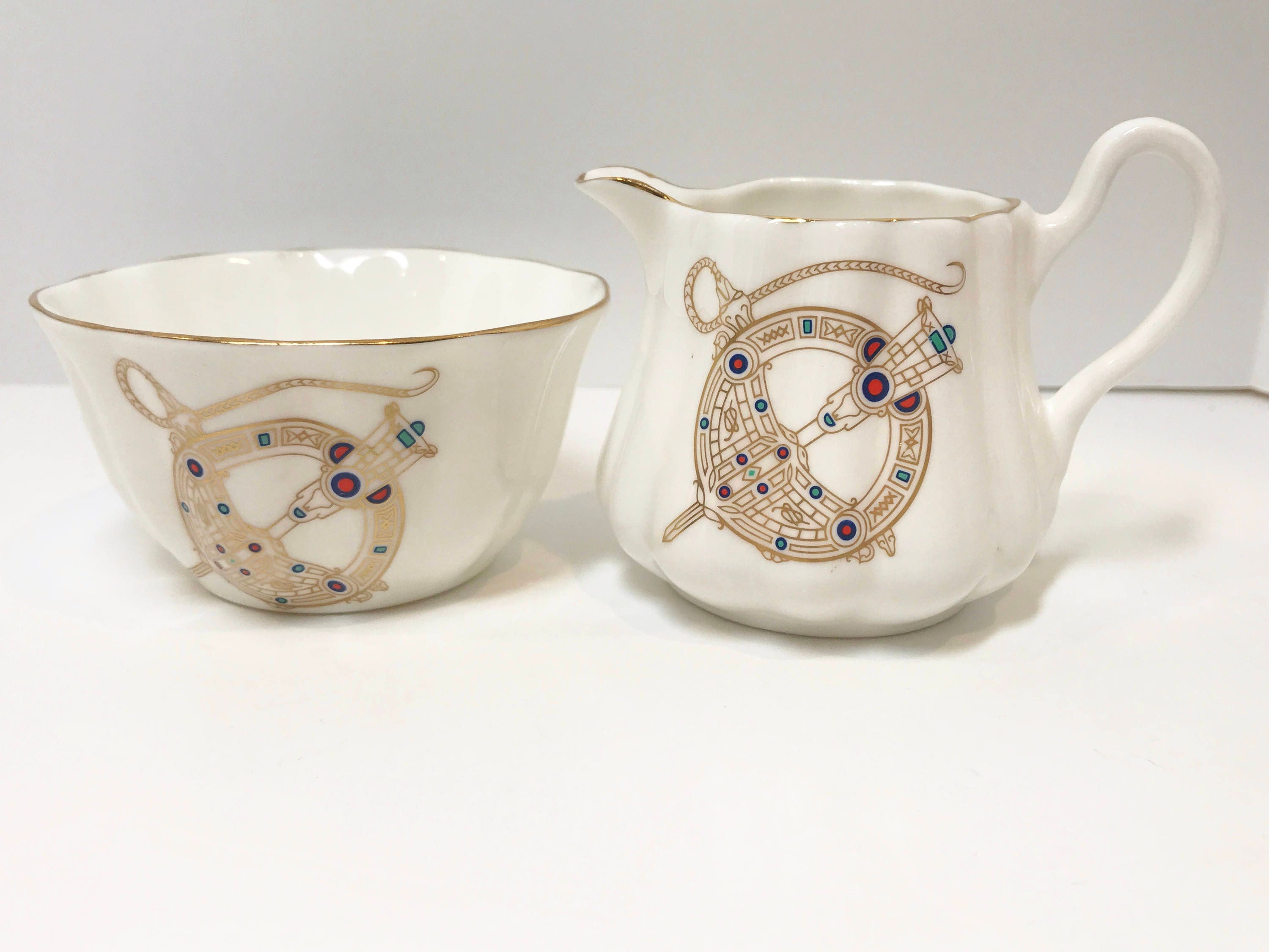 Royal Tara Sugar Bowl and Creamer, Royal Tara Creamer and Sugar, Irish ...