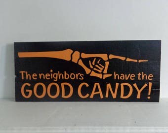 Funny halloween sign | Etsy